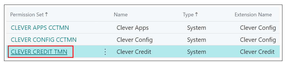Clever Dynamics - Permission Sets